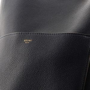 Celine | Bags | Celine Sangle Seau Bag Goatskin Large Blue | Poshmark